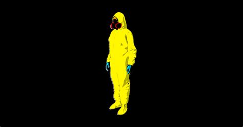 Man Wearing Hazmat Suit Comic Art Hazmat Suit Sticker Teepublic
