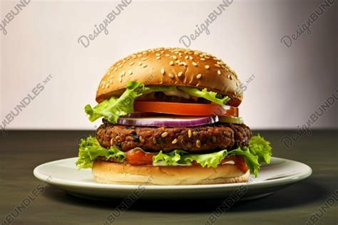 Tasty Grilled Beef Burger 3552871