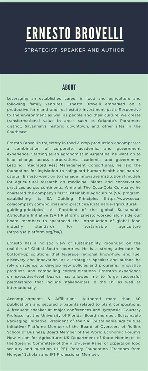 Ppt Get To Know About Ernesto Brovelli Powerpoint Presentation Free Download Id 11771039