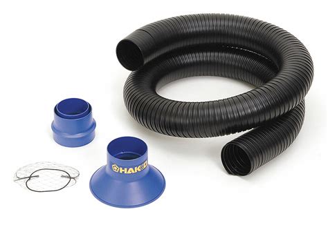 Hakko 45 In Nozzle Wd 39 Ft Overall Lg Fume Extractor Duct Kit