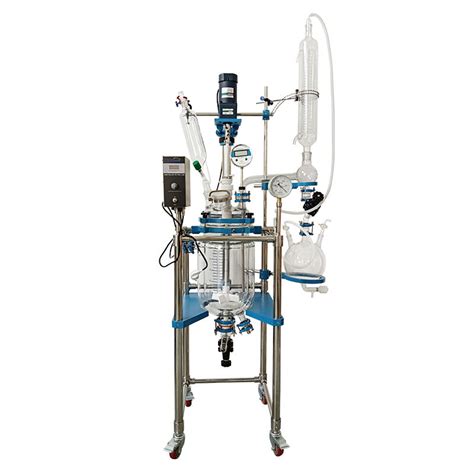 10l Jacketed Glass Reactor Jacketed Glass Reactors Shanghai Valuen