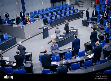 Baerbel Bas SPD President Of The Bundestag Taken In The German Bundestag As Part Of The