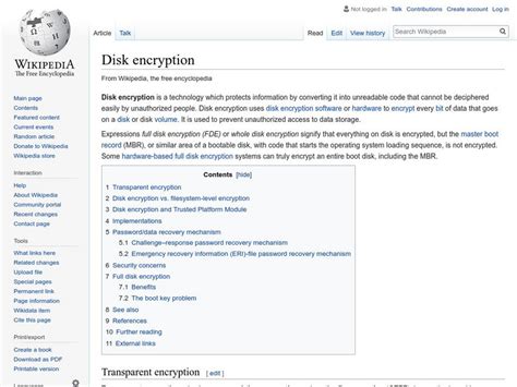 Wikipedia Disk Encryption Handout For 9th 10th Grade Lesson Planet