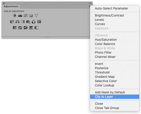 Adjustment Layer Defaults Adobe Community 10780502