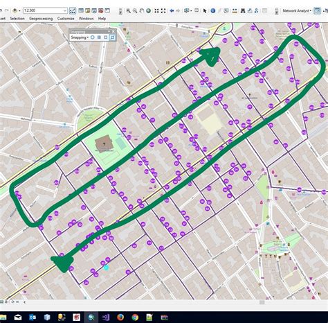 Arcpy Force Network Analyst Route To Follow A Certain Pattern Geographic Information Systems