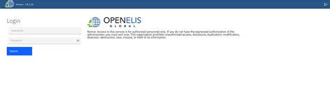 Improve Login Page Gsoc Openelis Global