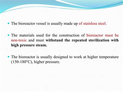 Conventional Bioreactor And Their Components Pptx