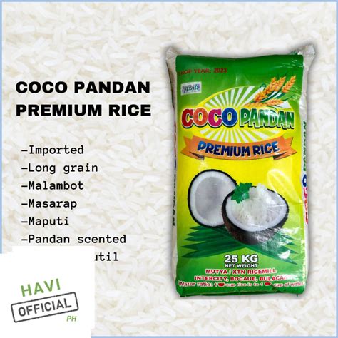 Coco Pandan 25kgs Imported Mabango Malambo Masarap Murang Mura Havi Offisyal Shopee Philippines