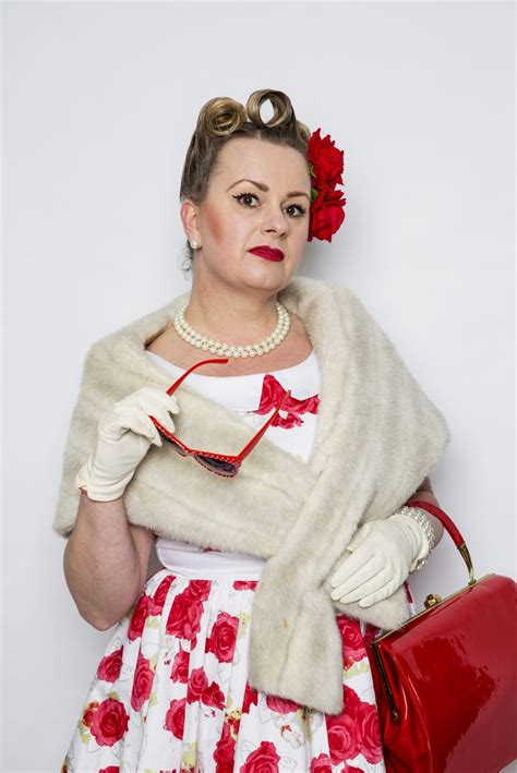 Rita Andreassen At Fifties Fair Rose Seidler House Photo © James Horan For Sydney Living