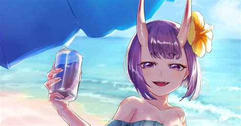 酒呑童子fate 水着酒呑 ちまきちのイラスト Pixiv