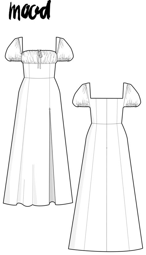 The Anthea Milkmaid Dress Free Sewing Pattern Mood Sewciety In 2022