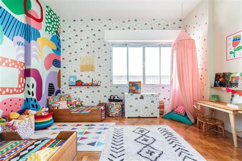 Decoração Papel de Parede para Quarto Infantil Blog da Mooui