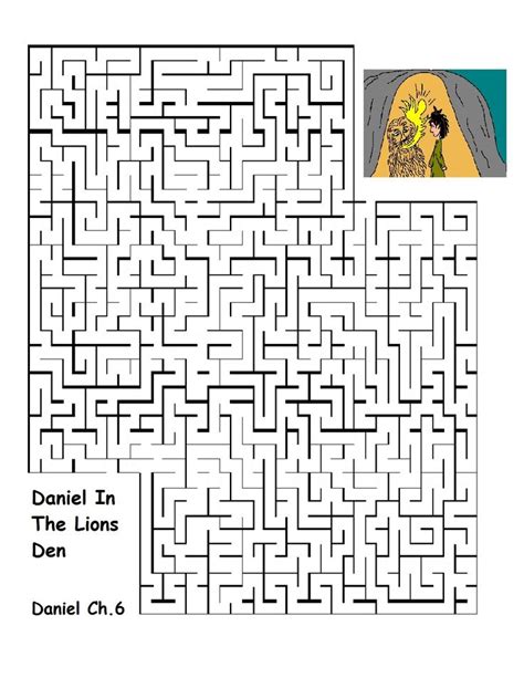 Daniel In The Lions Den Sunday School Lesson Daniel In The Lions Den