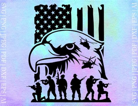 Patriotic Eagle Flag Svg Graphic By Seleart · Creative Fabrica In 2024