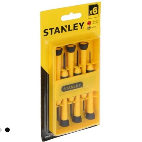 خرید و قیمت پیچ گوشتی ساعتی استنلی 6 عددی از غرفه ستون الکتریک