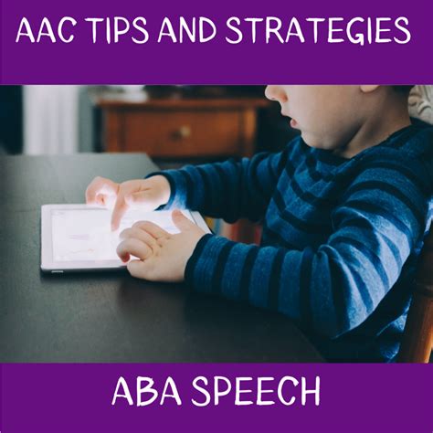 Aac And Speech Therapy From The Therapy Room To The Classroom Aba Speech