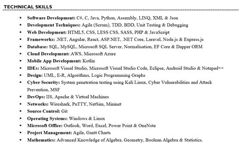 I Am Trying To Add My Technical Skills In Order To Find A Software