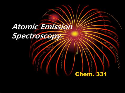 Solution Atomic Emission Spectroscopy Studypool