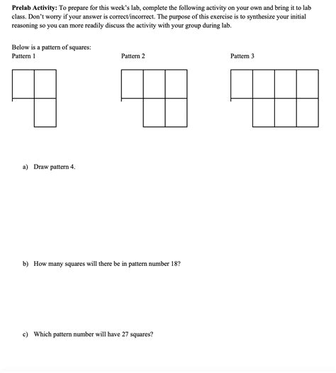 Solved Prelab Activity To Prepare For This Weeks Lab