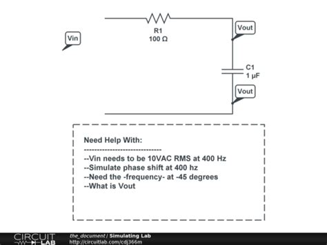 Simulating Lab CircuitLab Simulating Lab CircuitLab