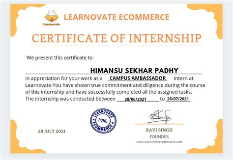 Himansu Sekhar Padhy On Linkedin Learnovateecommerce Internship