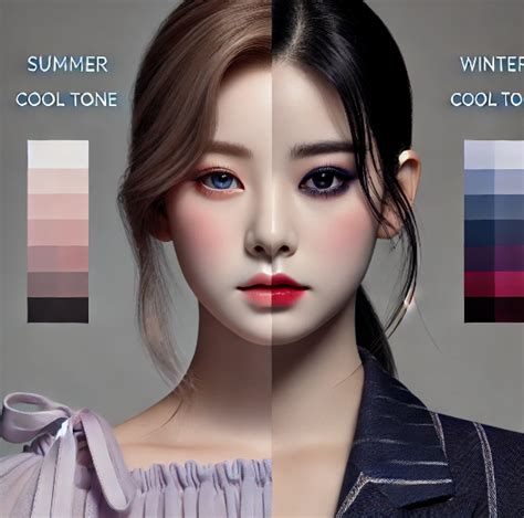 여름쿨톤 겨울쿨톤 특징 차이 메이크업 색상 연예인 네이버 블로그