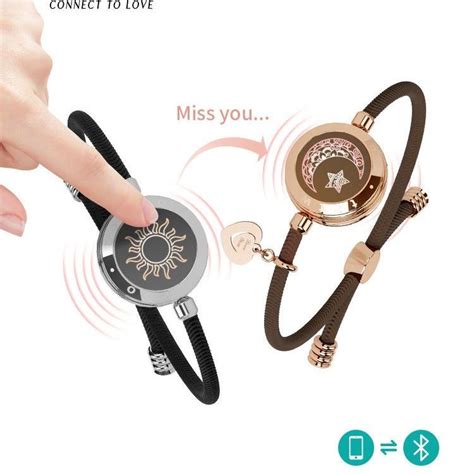 Totwoo Smart Couple Sensing Bracelet Lianlian Series Telepathy Bracelet