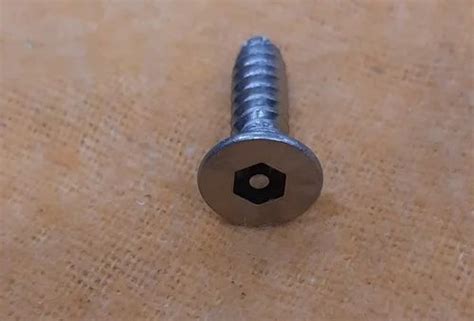 Stainless Steel Hex Pin Flat Head Tapping Security Screw At ₹ 10 Piece In Sonipat