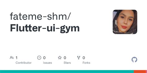 Github Fateme Shm Flutter Ui Gym
