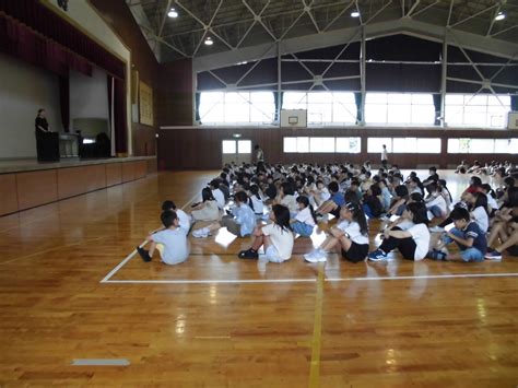 学校朝会♪ 与謝野町立岩滝小学校