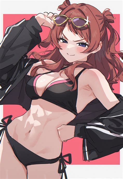 Hanami Saki Idolmaster And 1 More Drawn By Tsugugumin Danbooru