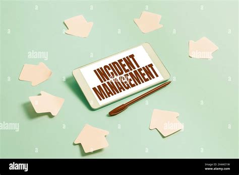 Writing Displaying Text Incident Management Word Written On Process To Return Service To Normal