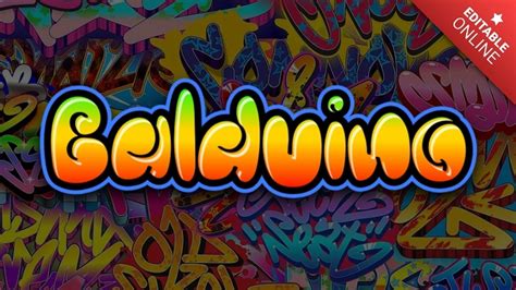 Balduino Graffiti Text Effect Generator