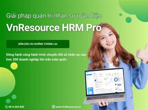 VnResource HRM Pro Giải Pháp Quản Trị Nhân Sự bền vững và vượt trội