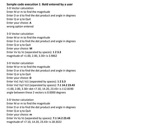 Solved Your C Program Must Include At Least The Following