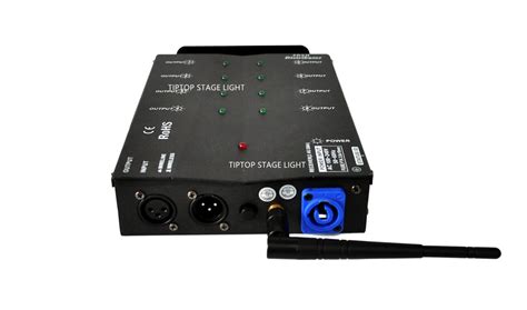 8 Way DMX Wireless Distributor Tiptoplight