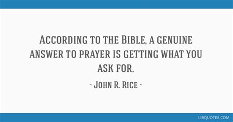 According To The Bible A Genuine Answer To Prayer Is