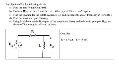 Solved This Is Circuit Analysis II Please Answer All Chegg Com
