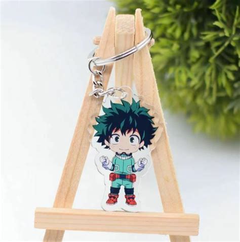 My Hero Academia Izuku Midoriya Double Sided Keychain Ebay Anime