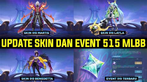 NEW SKIN ALLSTAR MLBB UPDATE EVENT 515 ALLSTAR PROMO DIAMOND TERBARU