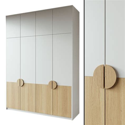 Wardrobe 60 3d Model Download Maxve