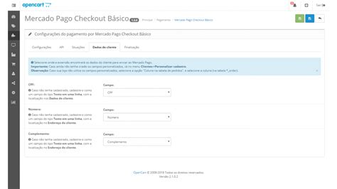 OpenCart Brasil Pagamento Checkout Pro Mercado Pago