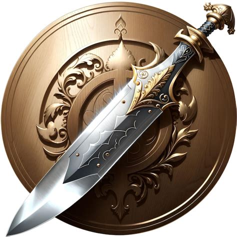 Premium Ai Image Dagger Logo