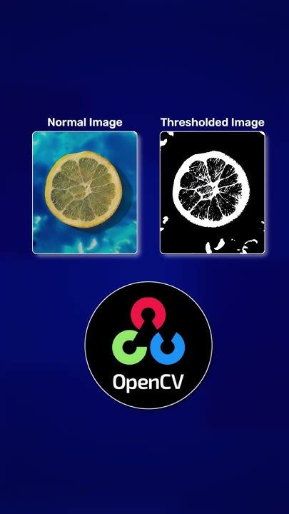 Image Thresholding Using Opencv Youtube