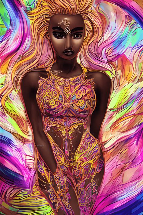 Human Melanated Barbie Megapixel Hd Evil Portrait Field Of View