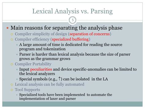PPT Chapter 3 Lexical Analysis PowerPoint Presentation Free