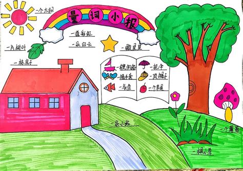 二年级量词手抄报 集图集