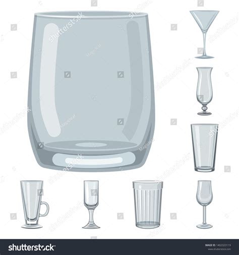 Vector Illustration Dishes Container Icon Set Stock Vector Royalty