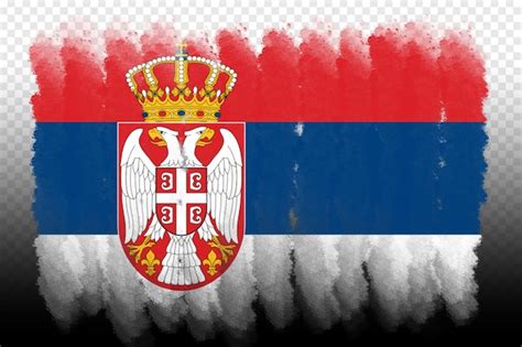 セルビア国旗 透明な背景 セルビア ブラッシュ アクアカラー 国旗デザイン テンプレート エレメント Psd プレミアムpsdファイル