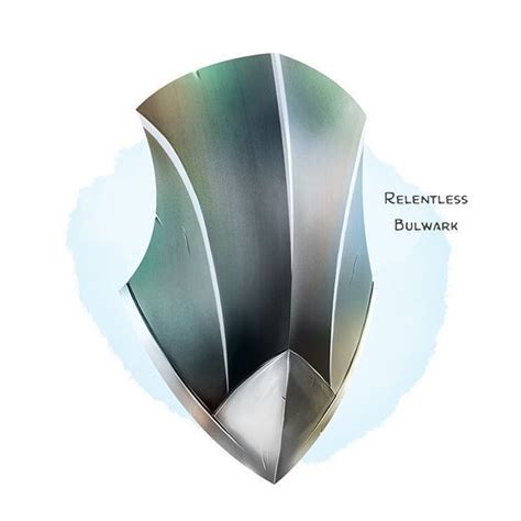 Relentless Bulwark Armor Shield For Clerics And Paladins Vindictive Shield Dnd Bulwark Shield